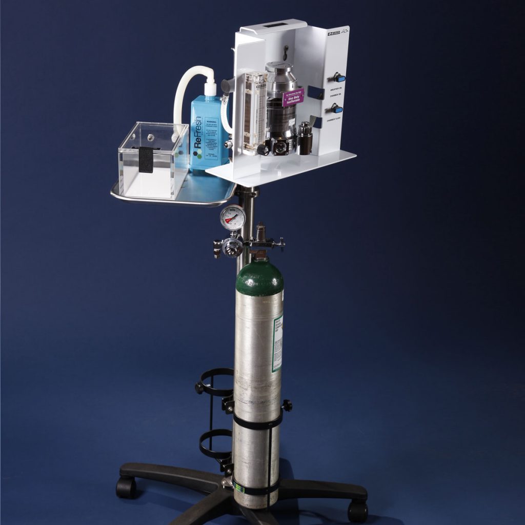 E-28000 Anesthesia Stand - Convenient, slide-on mounting