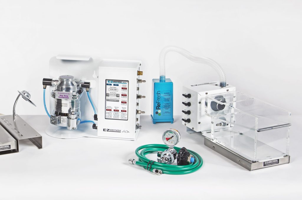 AD-5000 Digital Anesthesia System - Uses reliable TEC 3 vaporizer