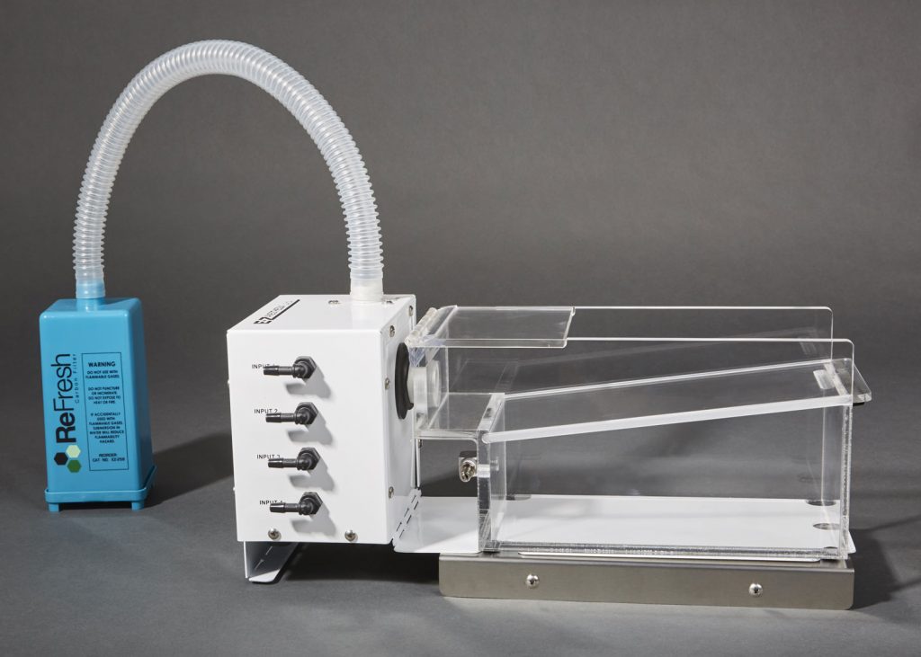 The EZ-170 vented chamber Designed for use with EX-IC Exhaust cube