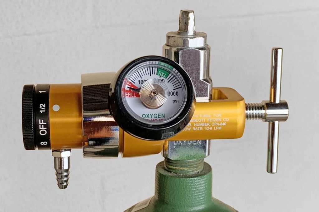 EZ-230CL Oxygen Flow Regulator 0.5 – 8 LPM CGA-870 Connection